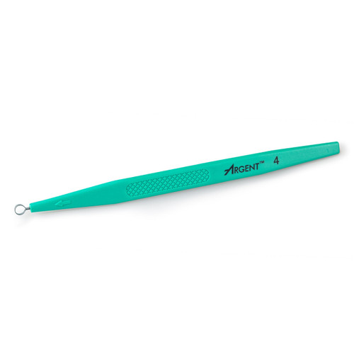 Dermal Curette McKesson 5-1/2 Inch Length Flat Textured Handle 4 mm Tip ...