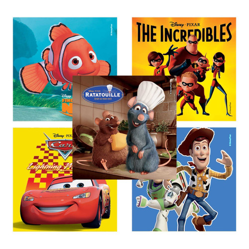 Disney 75 per Pack Best of Pixar Sticker 2-1/2 Inch 1426P Pack of 1 ...