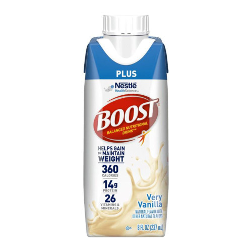 Oral Supplement Boost Plus Creamy Strawberry Flavor Liquid 8 oz Carton