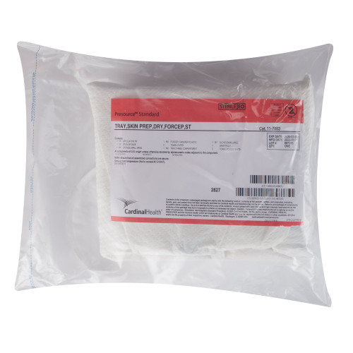 Dry Skin Prep Scrub Tray Cardinal Health™ Each/1 11-7003 11-7003 ...