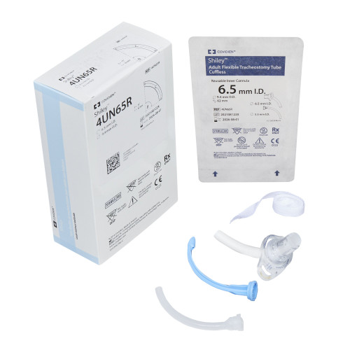 Uncuffed Tracheostomy Tube Shiley Reusable IC Size 40 Adult