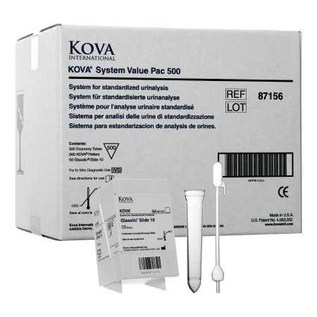 Urinalysis Consumables Kit KOVA Plastics System Pac 500 Urinalysis ...