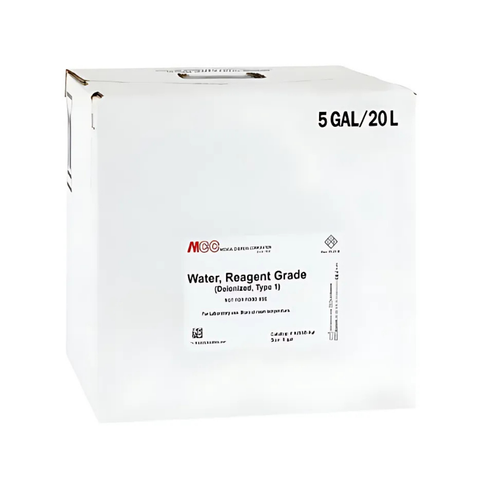Chemistry Reagent Deionized Water Reagent Grade 100% 5 gal. Each/1 ...