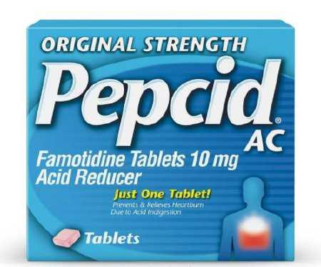 Antacid Pepcid® AC 10 mg Strength Tablet 30 per Box Box/30 16837087220 ...