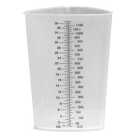 Plasti-Grad Triangular Graduated Beaker – 1150, 200/CS