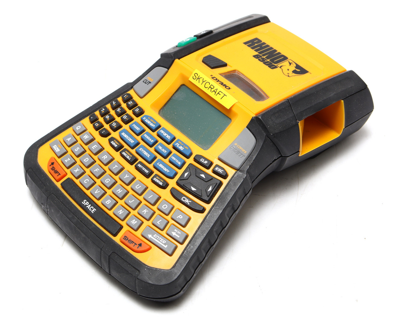 RHINO 6500, Label Printer With Drop-In Easy-To-Change Label Cartridges