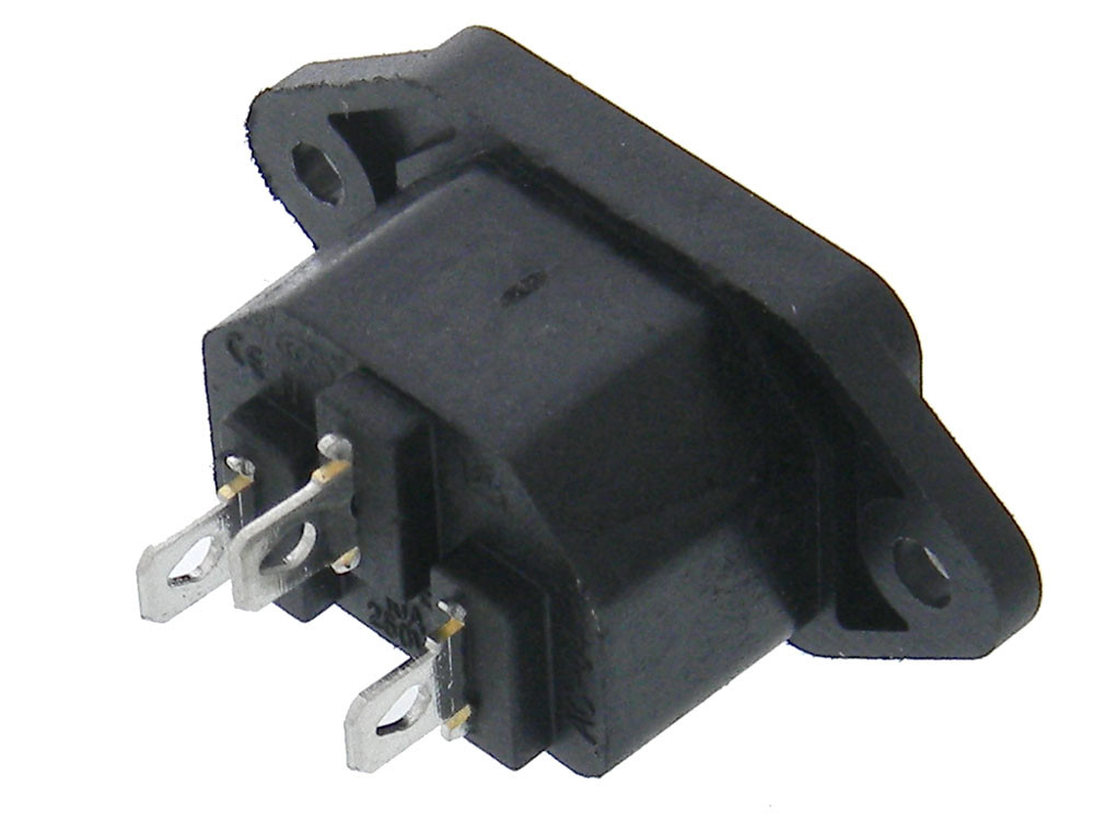 Power Inlet - IEC C-14 Chassis and Mounting Ears