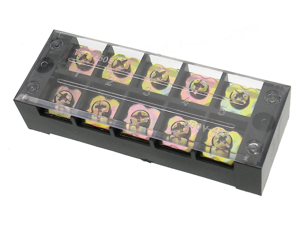 Terminal Strip 5 Position 45 amp