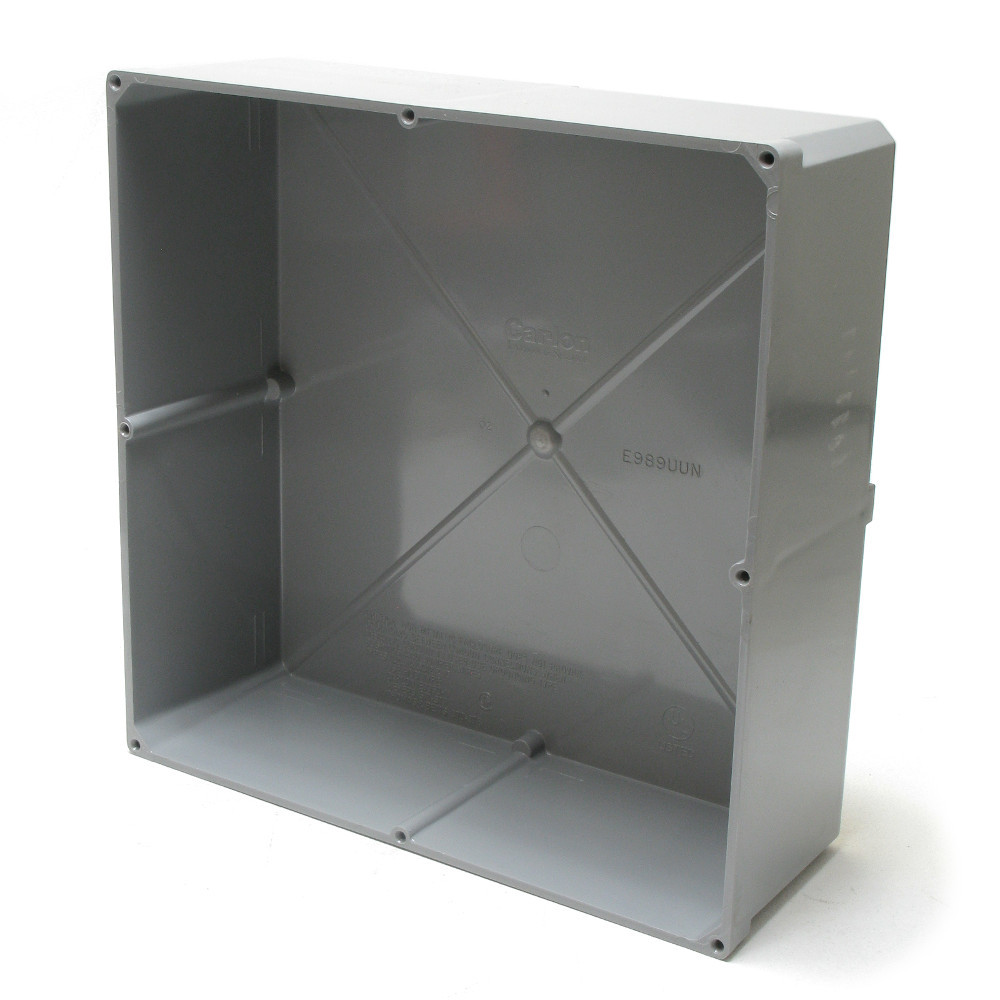 Junction Box, PVC, 12 x 12 x 4 Inch
