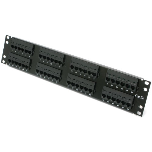 48 Port Cat5e RJ-45 UTP Patch Panel