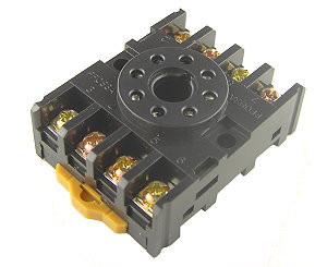 8 Pin Octal Relay Socket, DIN Mount