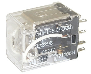 24 VDC Double Pole Double Throw Coil Relay
