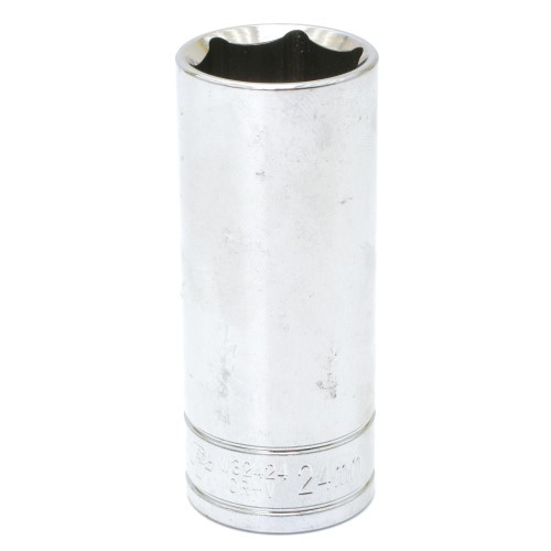 24mm Metric Deep Socket 1/2 Inch Drive