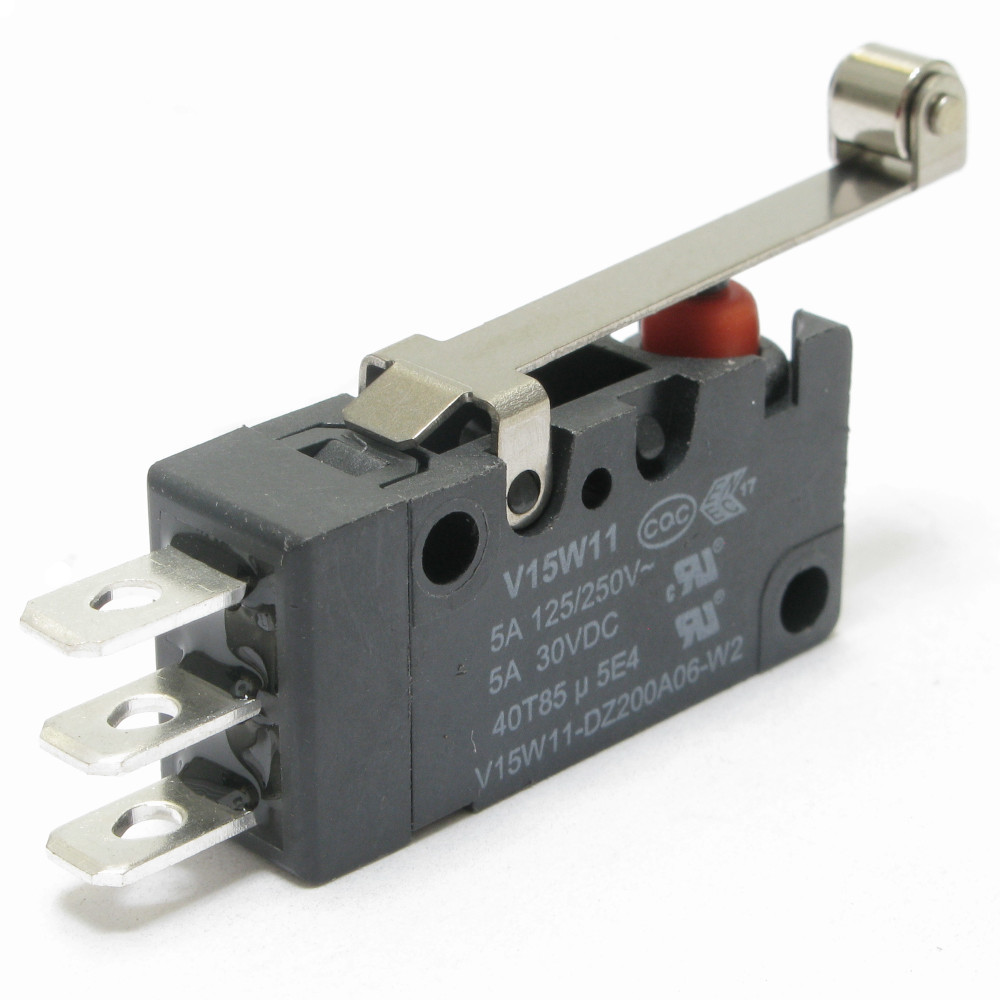 Miniature Snap Switch with Roller SPDT, Watertight