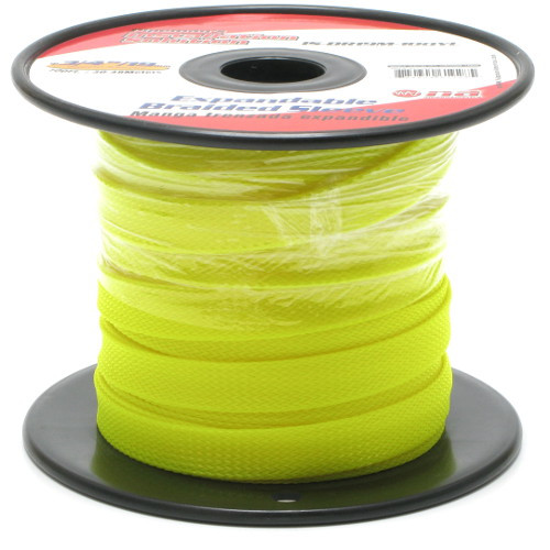 Expandable Braided Sleeving 3/8 Inch Yellow