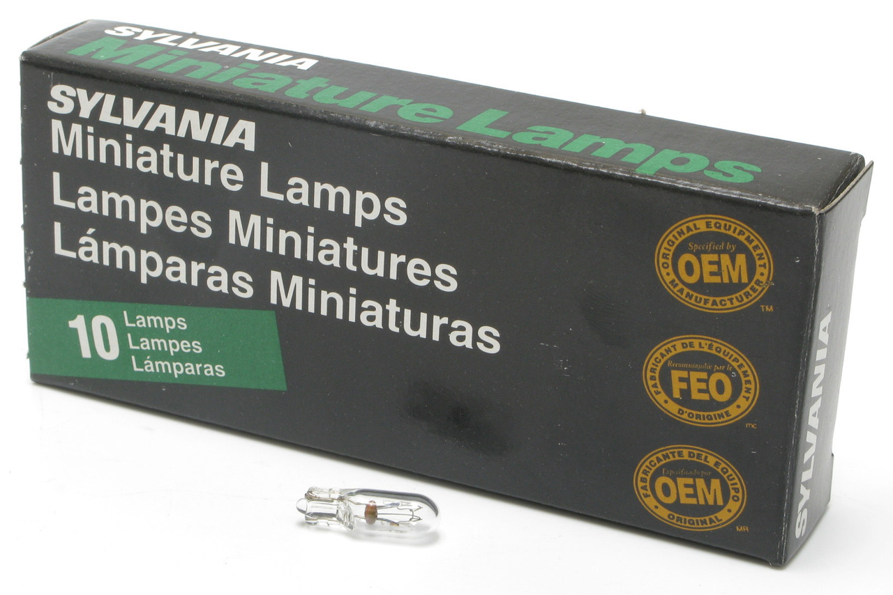 Sylvania #73, 14 Volt Miniature Incandescent Bulb (10-Pack)