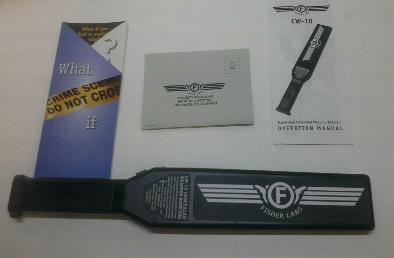 Fisher Labs CW-10 Hand Held Metal Scanner