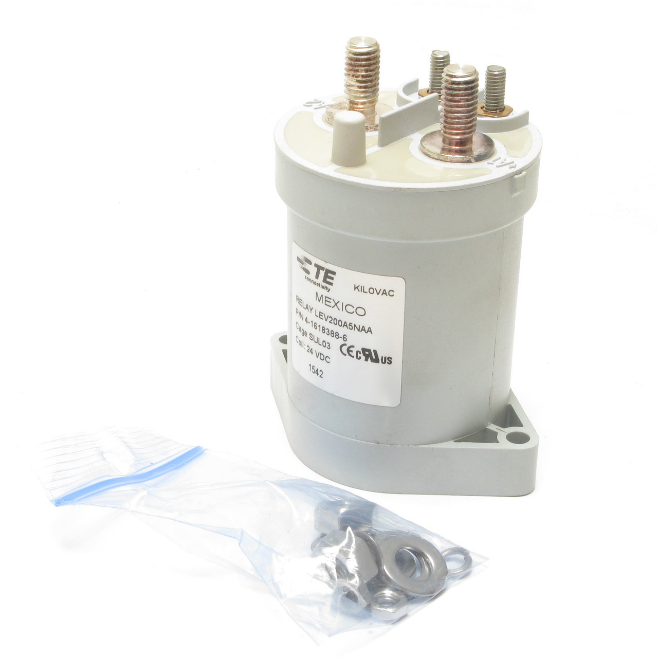 TE Connectivity LEV200A5NAA Kilovac Contactor, 900VDC 500 Amp, 24VDC Coil