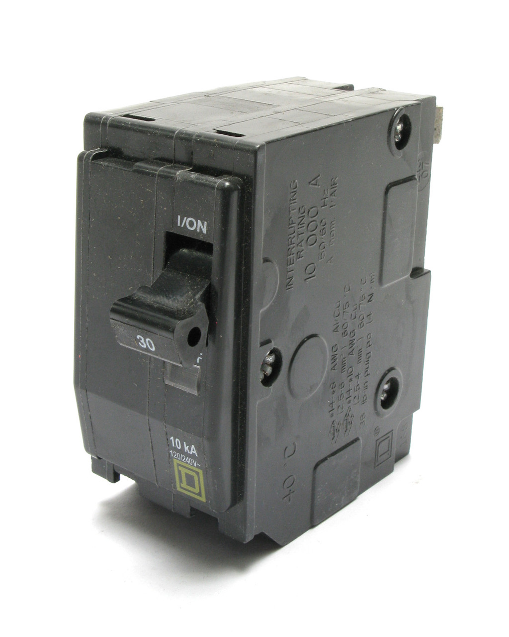 Square D QO230, 120/240VAC, 30 Amp, 2-Pole Circuit Breaker, 5 Piece Lot