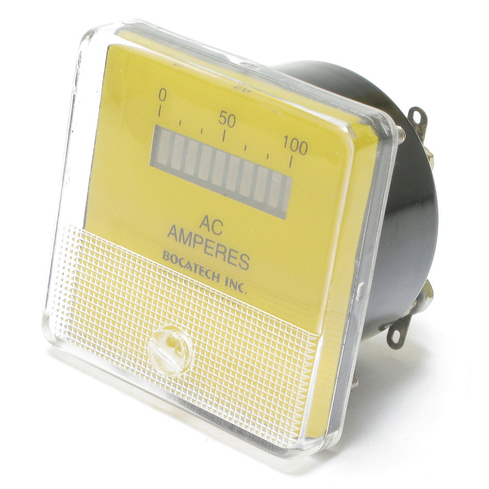 0-100 Amp AC Panel Meter with 10 LED Bar Display
