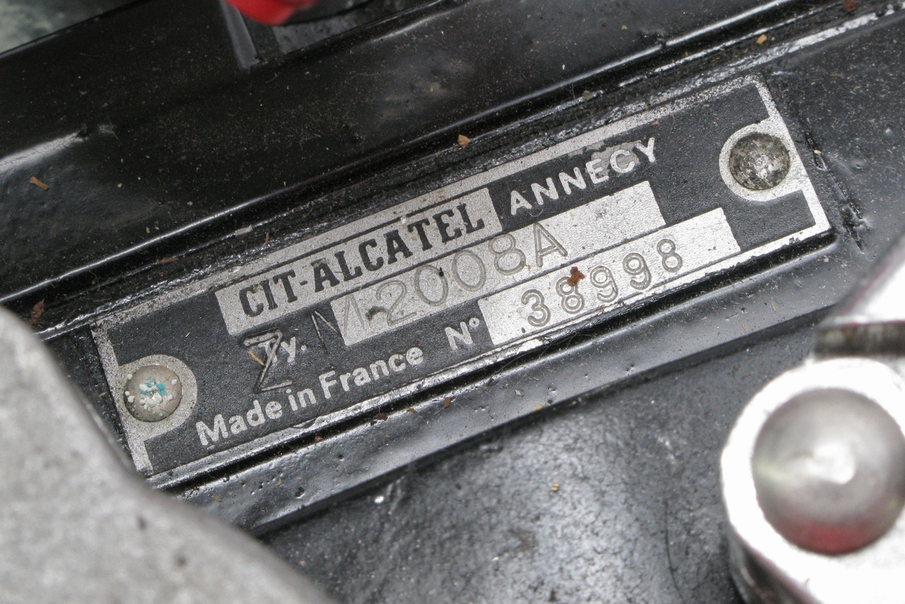 Alcatel 2008A Rotary Vane Vacuum Pump, 115VAC