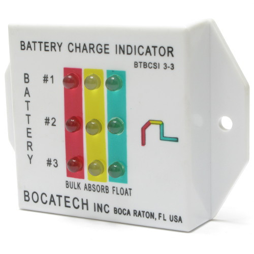 Triple Battery Charge Indicator
