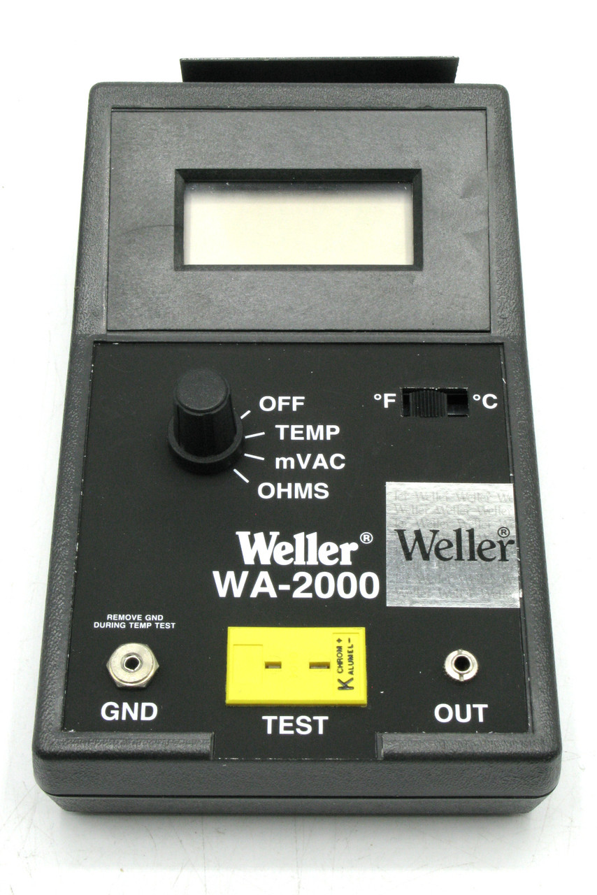 Weller WA2000 Soldering Iron Analyzer w/ Thermocoupled Tips