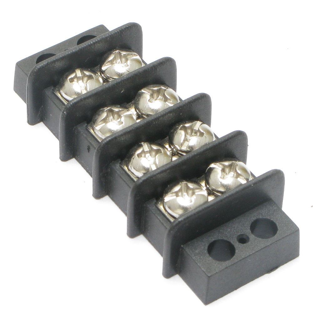4 Position Terminal / Barrier Strip, 15 Amp