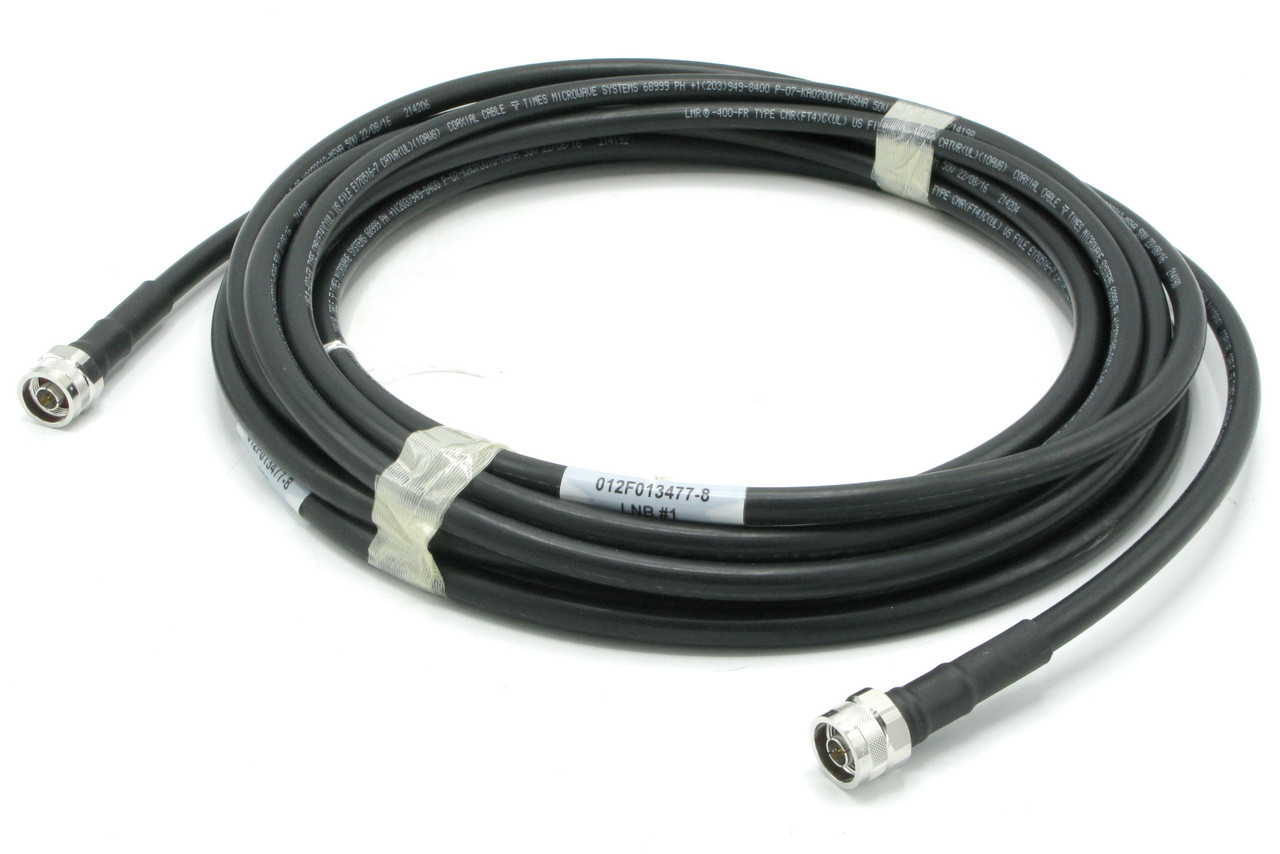 Times Microwave LMR®-400 Double Shielded PE Jacketed Coax Cable, Black ...
