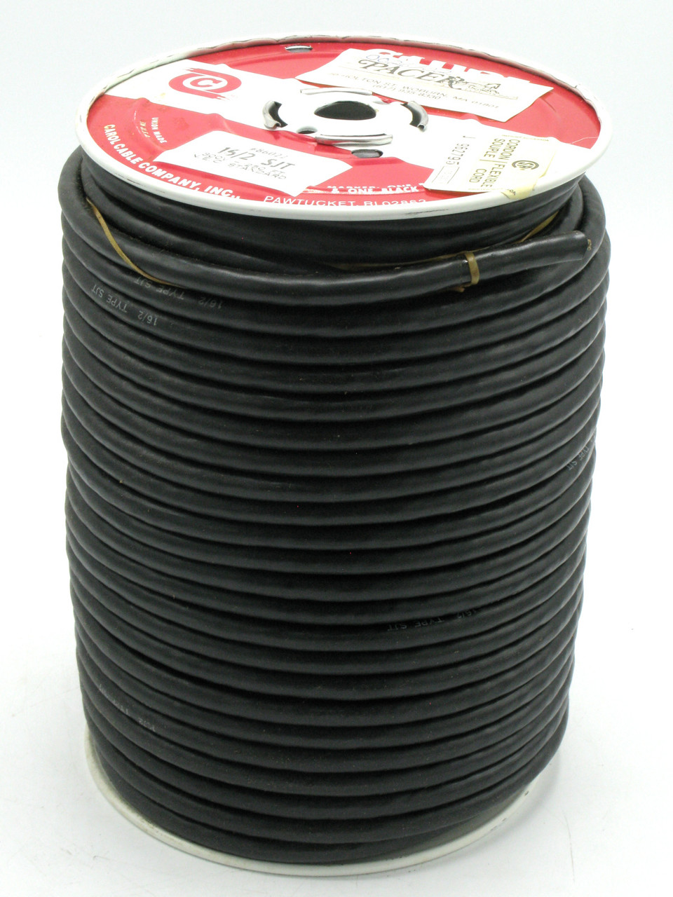 SJT 16/2, 16 AWG Bare Copper PVC Insulated Wire, Black, 250 Feet