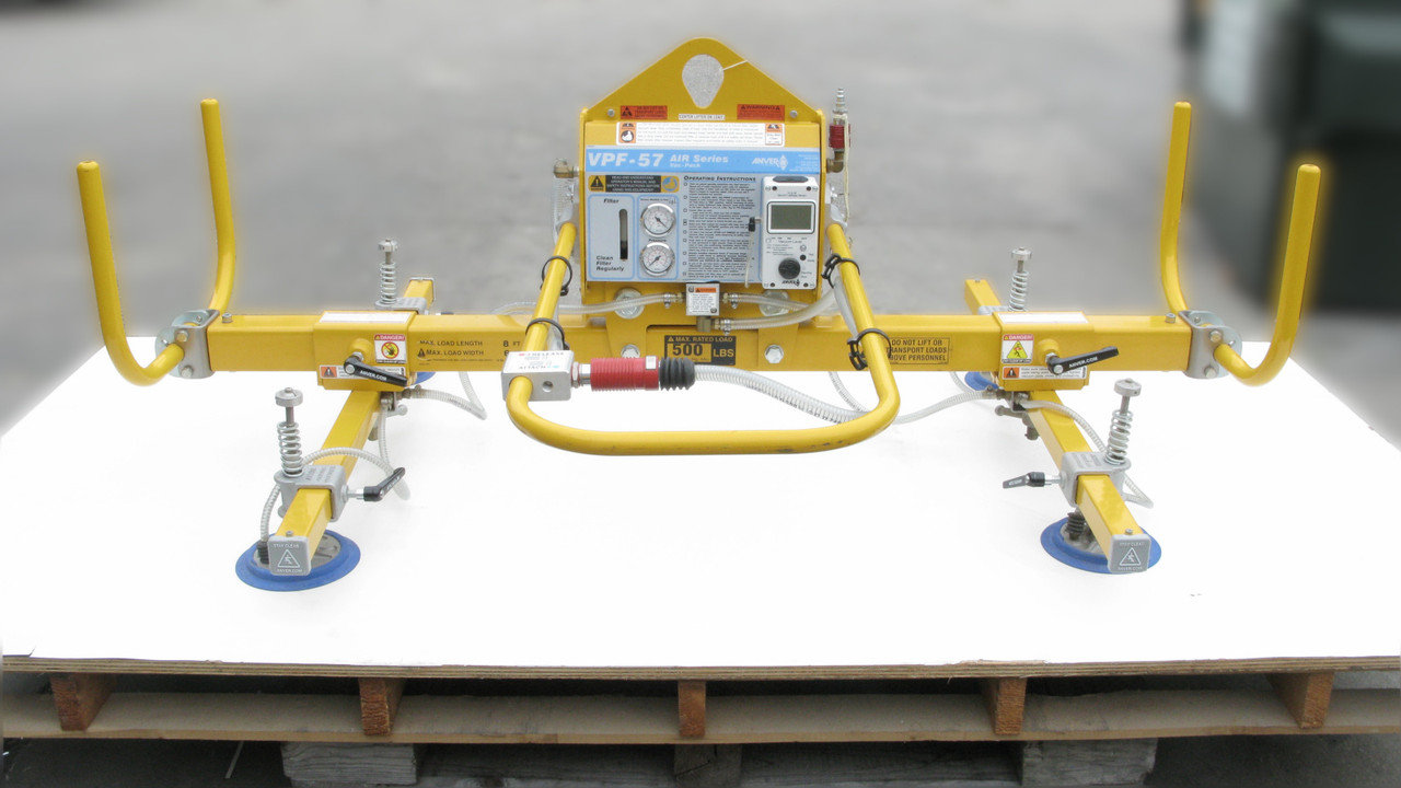 Anver Self-Contained Compressed Air Powered Vacuum Station & Lifting Frame