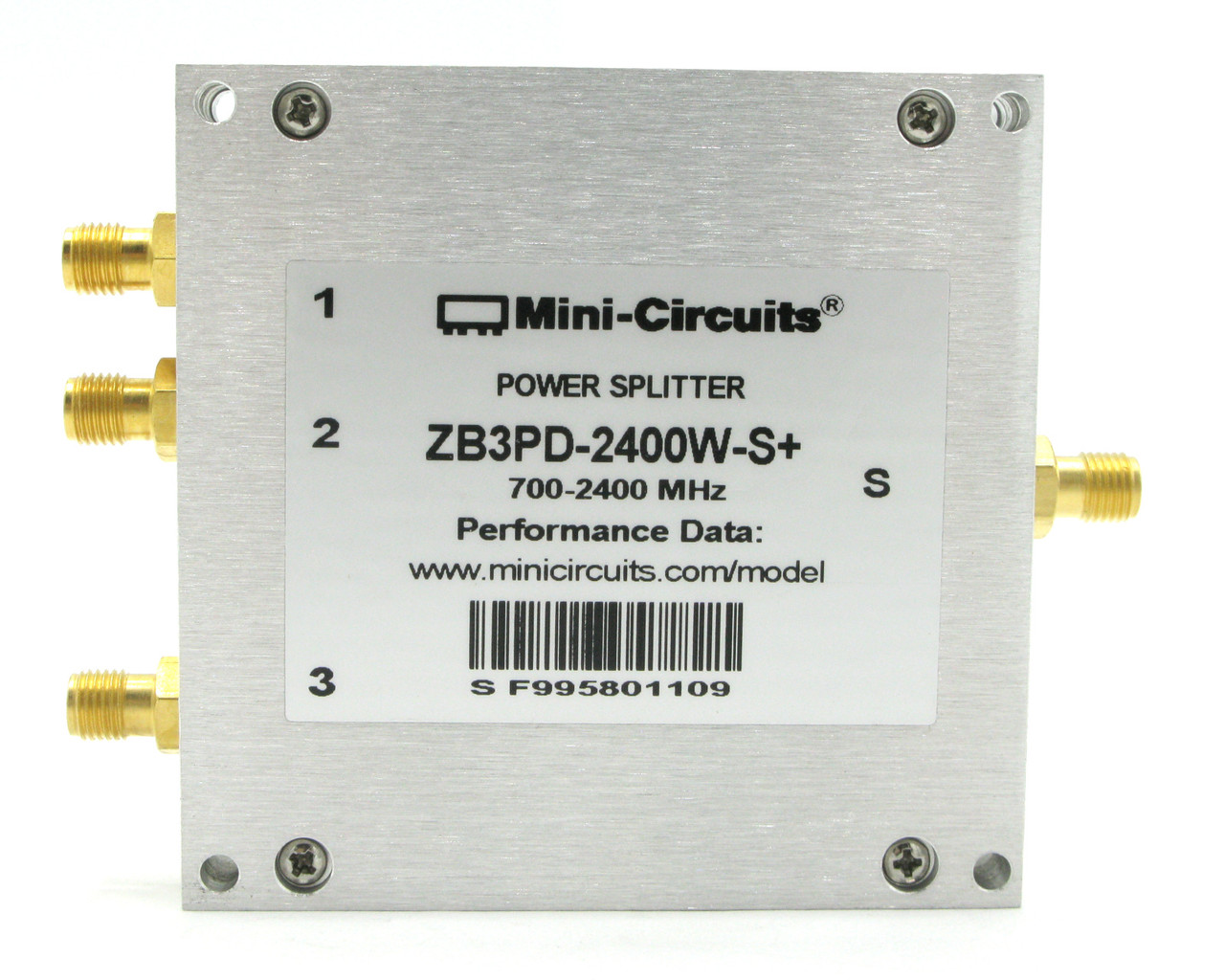 Mini-Circuits ZB3PD-2400W-S+ 3 Ways DC Pass Power Splitter, 700 - 2450 ...