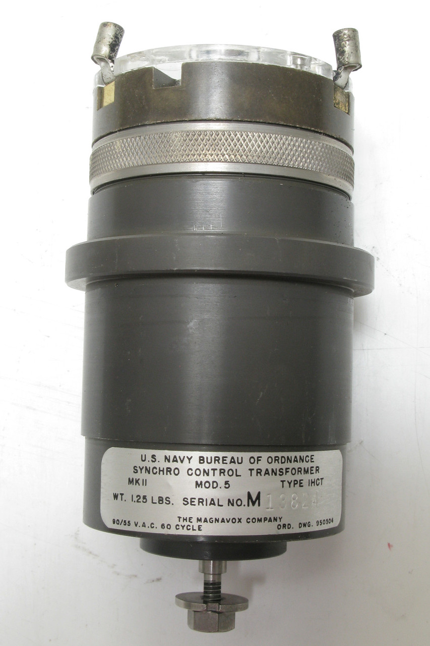 US Navy Bureau of Ordnance Synchro Control Transformer Type 1 HCT Mark ...