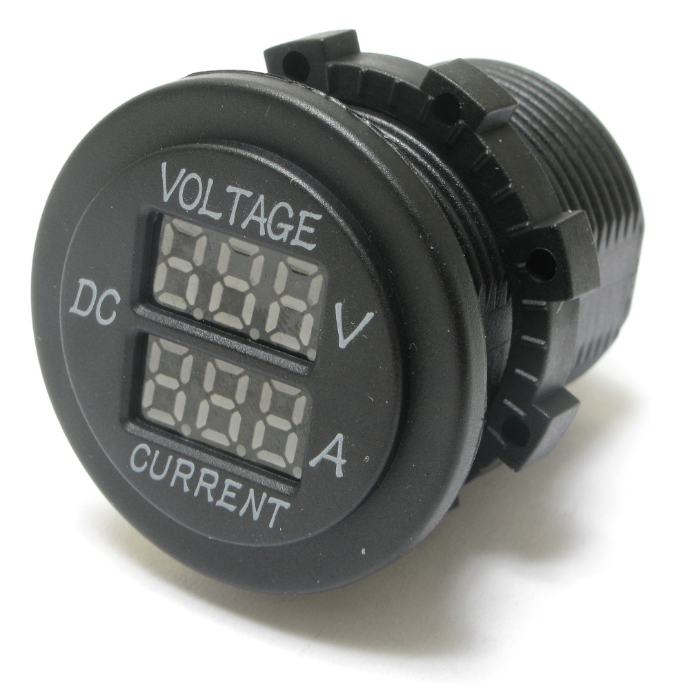 LED Digital Ampere, Voltage Monitor Socket