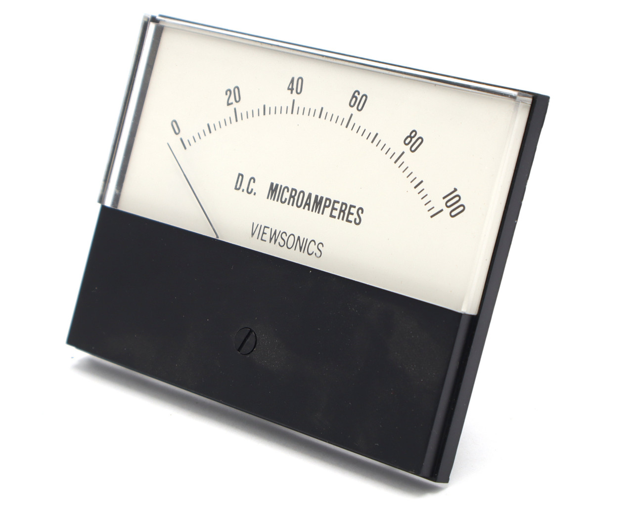 0 - 100 Microampers DC, Analog Panel Meter, 4.5 Inch