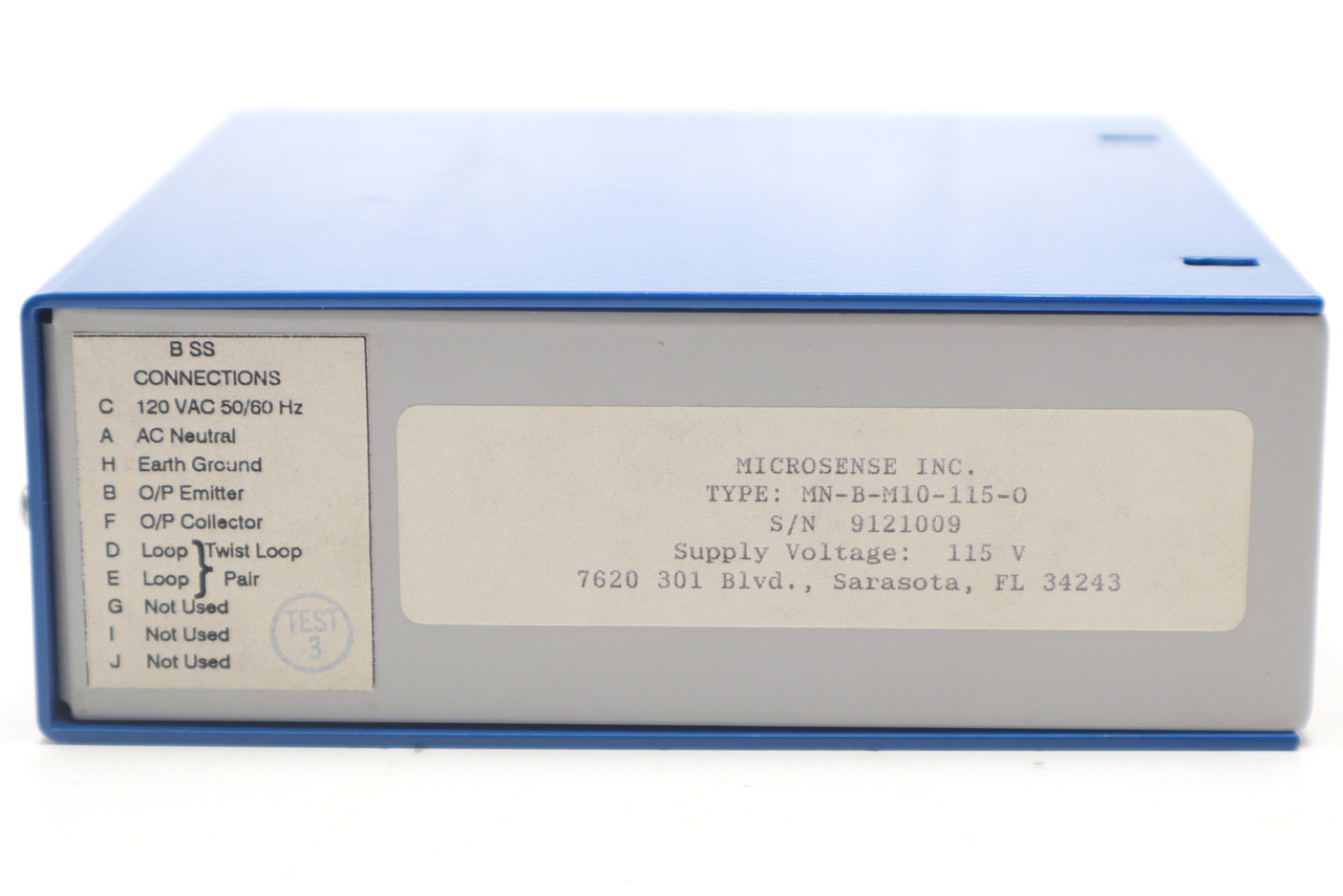 Microsense MN-B-M10-115-O Vehicle Loop Traffic Control Detector