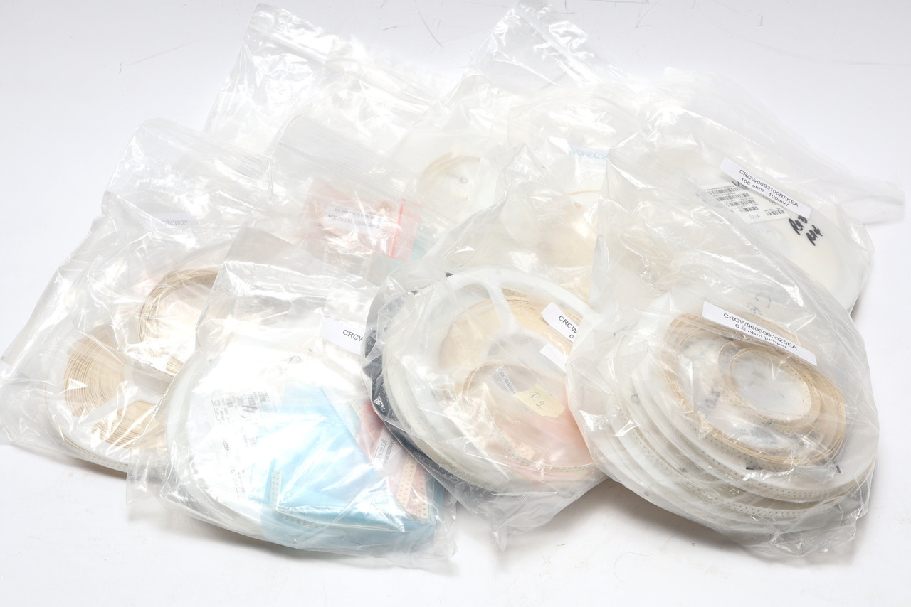 Assorted lot of SMT/SMD Resistors, 0 Ohm - 330 Ohm