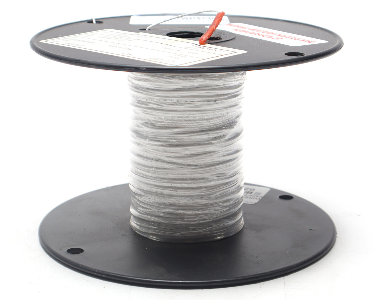 M22759/11-24-9 24 Gauge Silver Plated, PTFE Jacketed Wire, White, 250ft