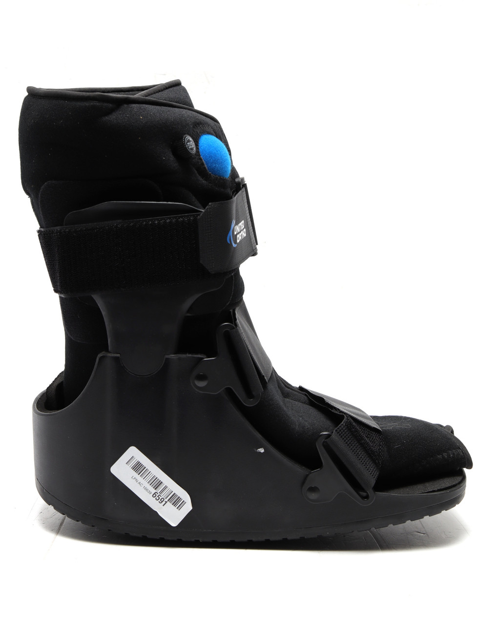 United Ortho Short Air Cam Walker Fracture Boot, Extra Large, Black