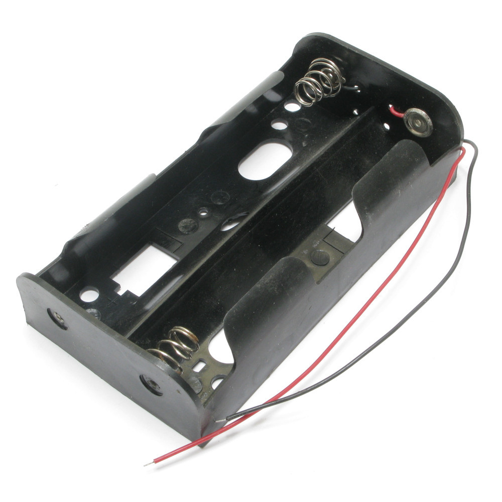 4-D Cell Battery Holder, 6-Volt DC Battery Box