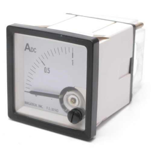 0 - 1 Amp DC Analog Panel Meter with 0.05 Amp Divisions