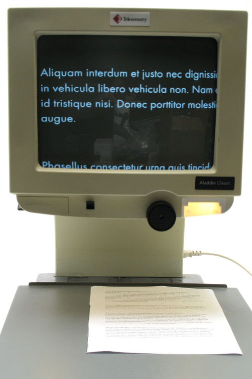 Telesensory Aladdin Classic AL2A B/W Video Magnifier