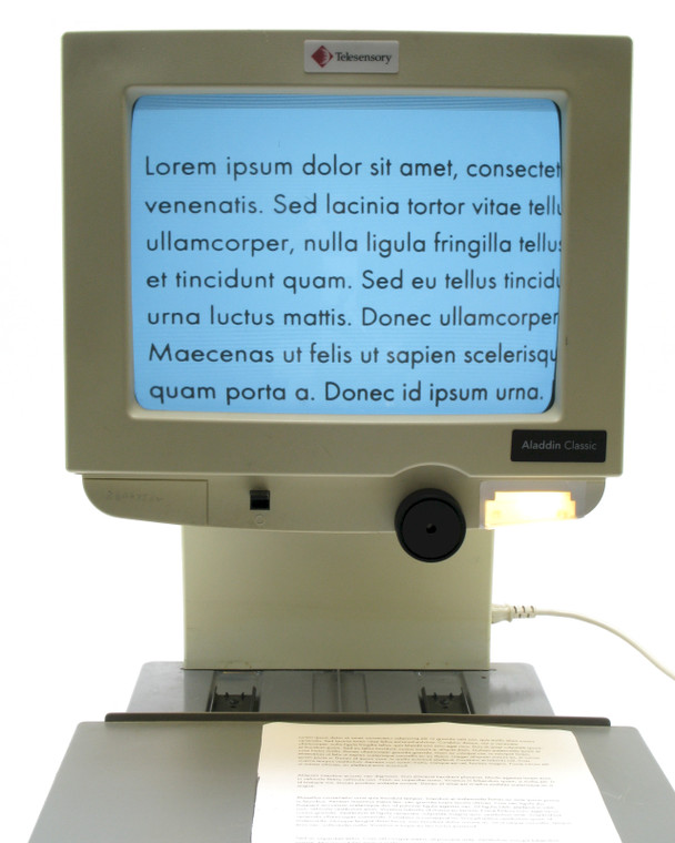 Telesensory Aladdin Classic AL2A B/W Video Magnifier