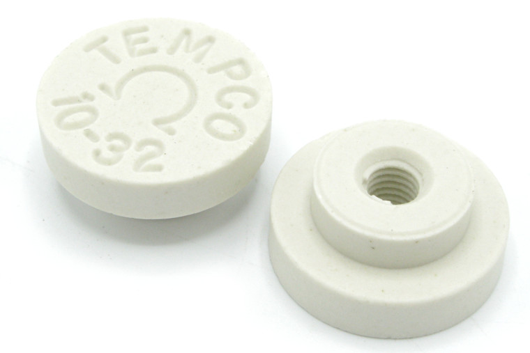 Tempco CER-102-101 #10-32 Ceramic Igloo Terminal Caps, 32pcs