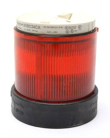 Telemecanique/Schneider Electric XVBC34 Stack Light, Red