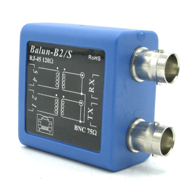 Balun-B2S E1 Passive Impedance Adapter 75 ohm BNC Female to 120 ohm ...