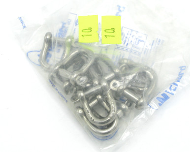 McMaster-Carr 3824T73 1/2" Locking Screw-Pin Chain Shackle, 10pc