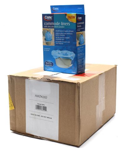 Carex P709-00 Commode Liners, 6pk