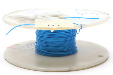 M22759/11-22-6 22 Gauge Silver Plated, PTFE Jacketed Wire, Blue, 144ft