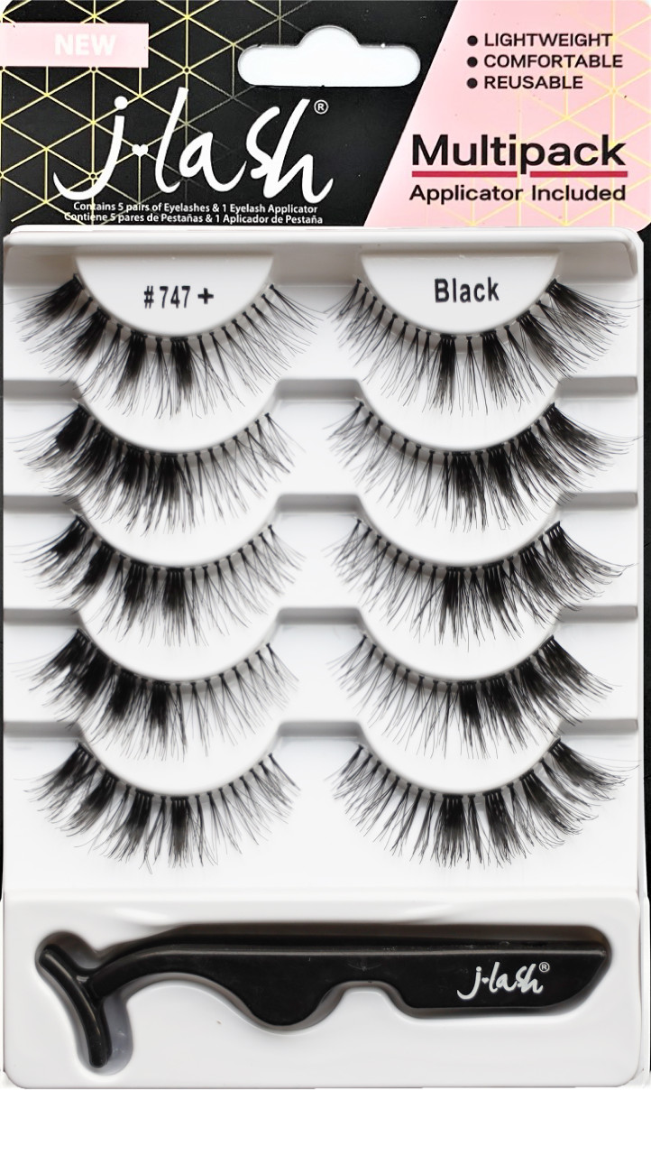 5 Pair w/ Applicator - #747+ - JLASH
